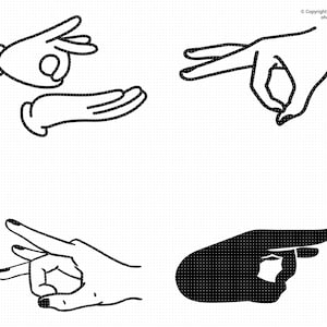 Finger Flicking Svg, Flicking Png, Finger Clipart, Hand Sign Dxf ...