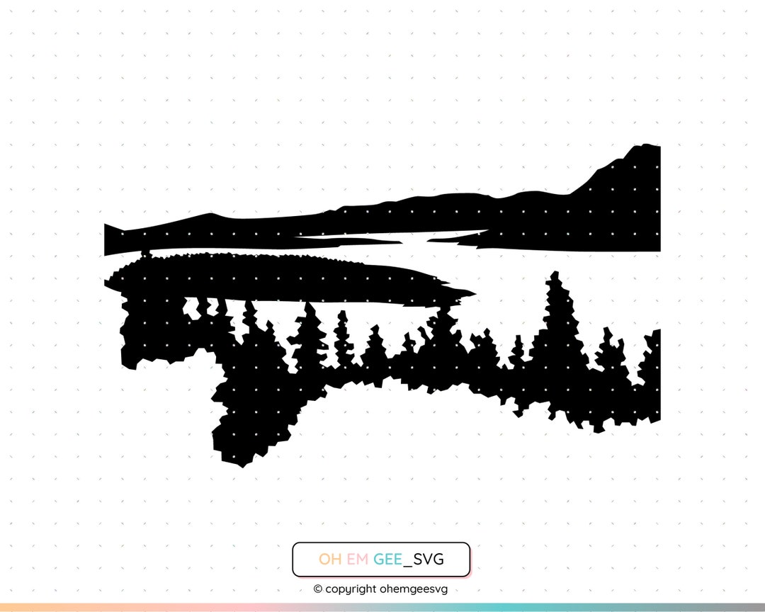 Yukon River Svg, River Scene Clipart, River Png, Yukon River Dxf, River ...