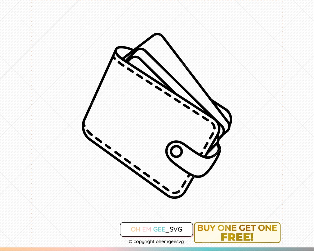 Wallet Svg, Wallet With Cards Clipart, Wallet Png, Wallet Dxf, Wallet ...