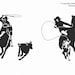 Rodeo Svg, Calf Roping Png, Calf Roper Clipart, Rodeo Dxf, Rodeo Eps ...
