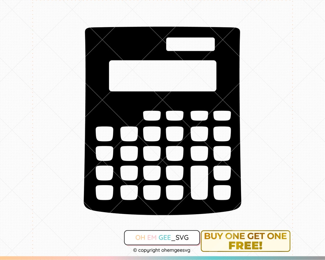 Calculator Svg, Blank Calculator Clipart, Calculator Png, Blank ...