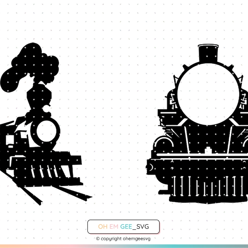 Steam Locomotive Svg - Etsy
