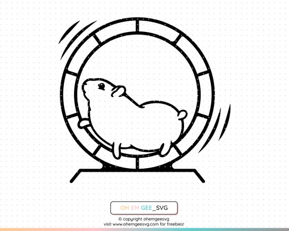 Hamster Wheel Svg Hamster Png Hamster Wheel Clipart Hamster - Etsy Finland