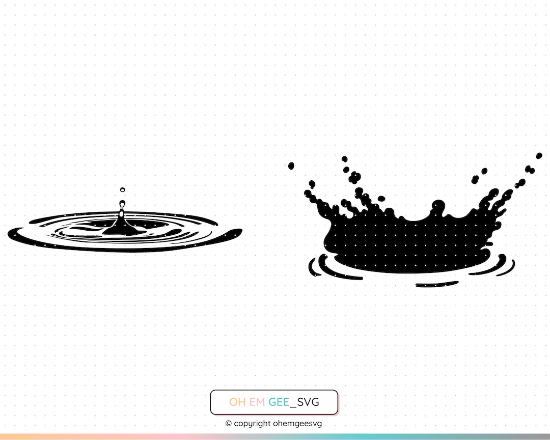 Water Ripple Svg, Water Splash Png, Water Ripple Clipart, Water Splash ...