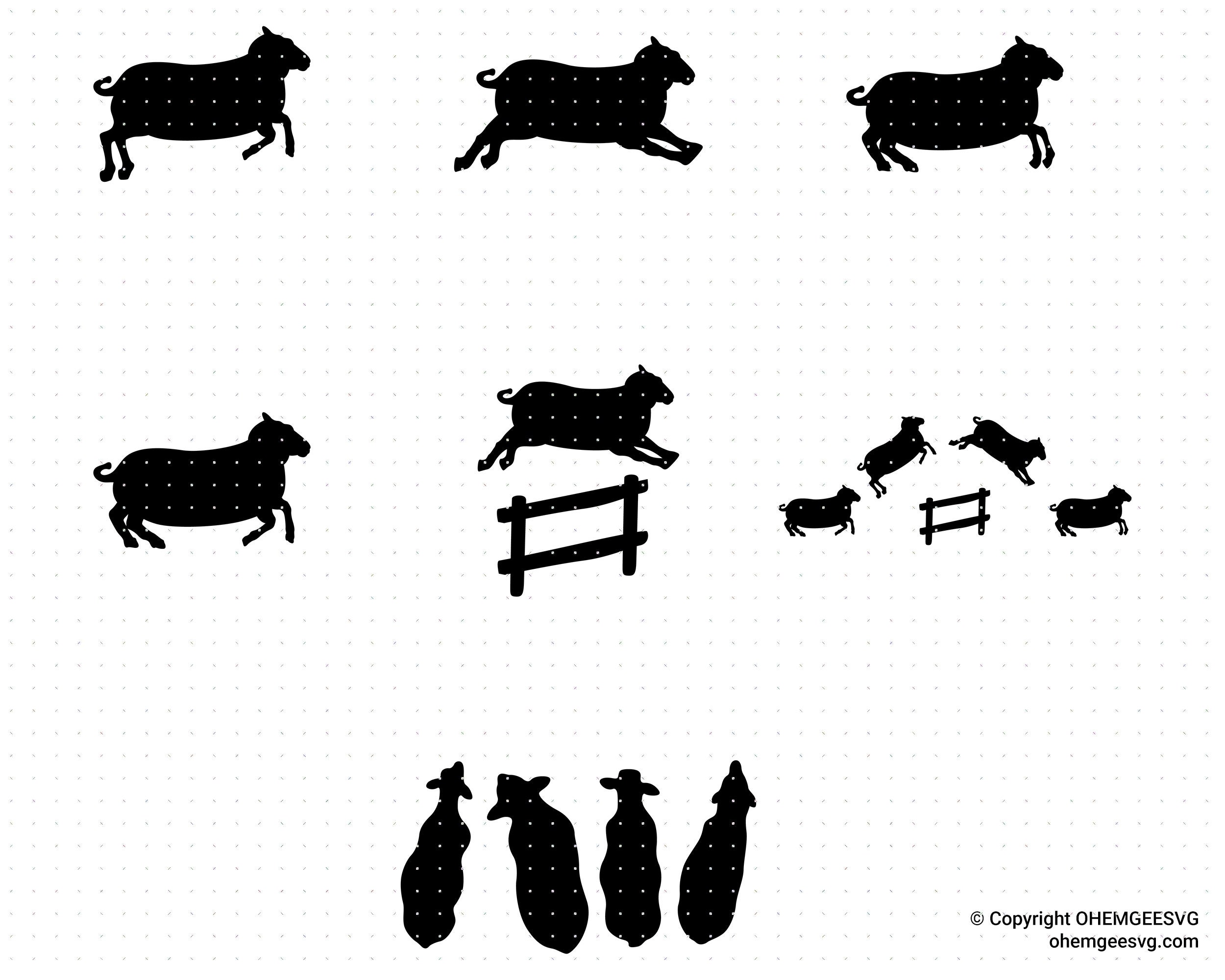 Counting Sheep Svg, Jumping Sheep Png, Sheep Jumping Over Fence Clipart ...