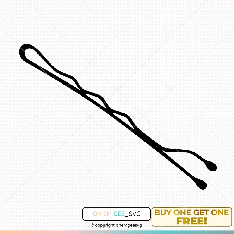 Bobby Pin Print - Etsy