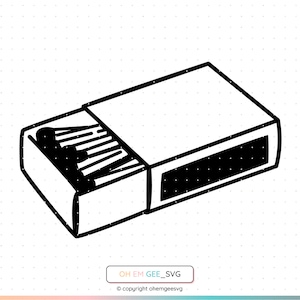 Match Box Saved in Svg and Png Files, Match Box Clipart, Match Box Eps ...