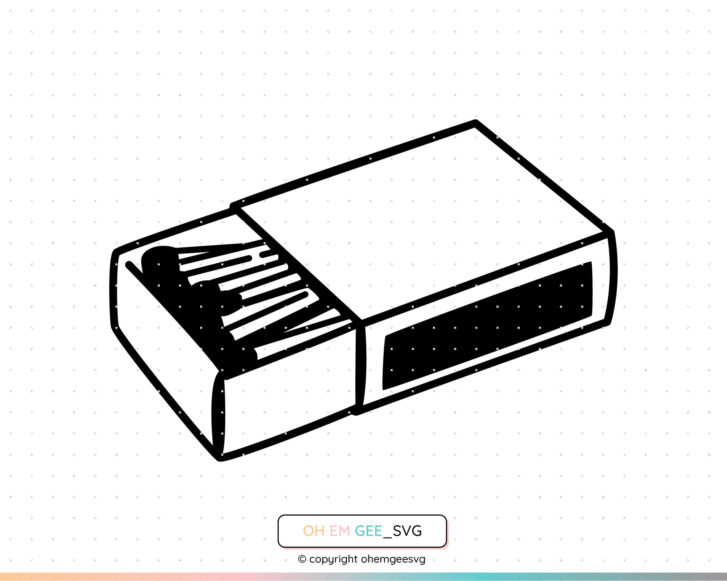 Match Box Saved in Svg and Png Files, Match Box Clipart, Match Box Eps ...