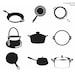Vintage Cooking Pan SVG Bundle, Cast Iron SVG, Skillet SVG, Cooking Pot ...