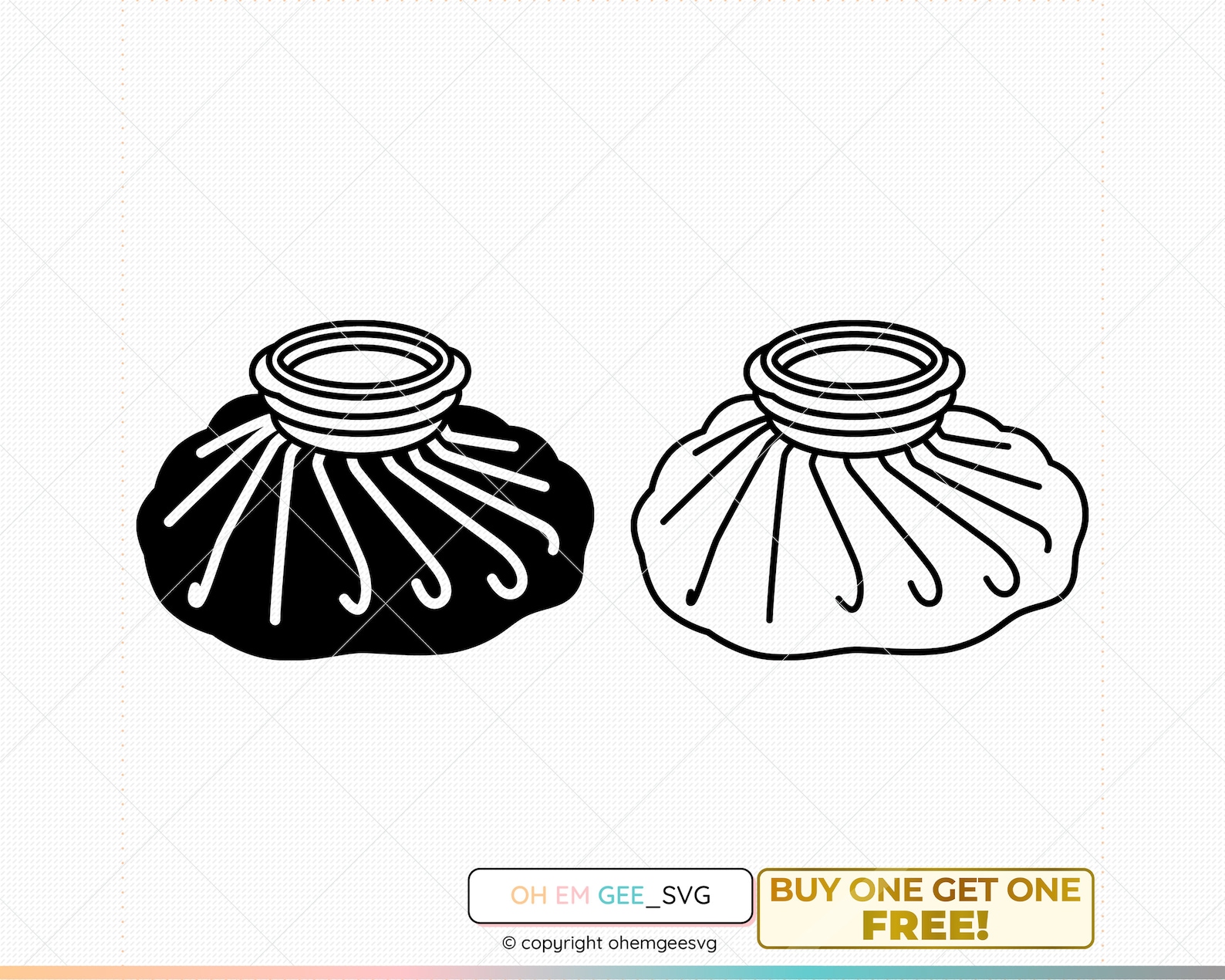 Ice Pack Svg, Ice Pack Clipart, Ice Pack Png, Ice Pack Dxf, Ice Pack ...