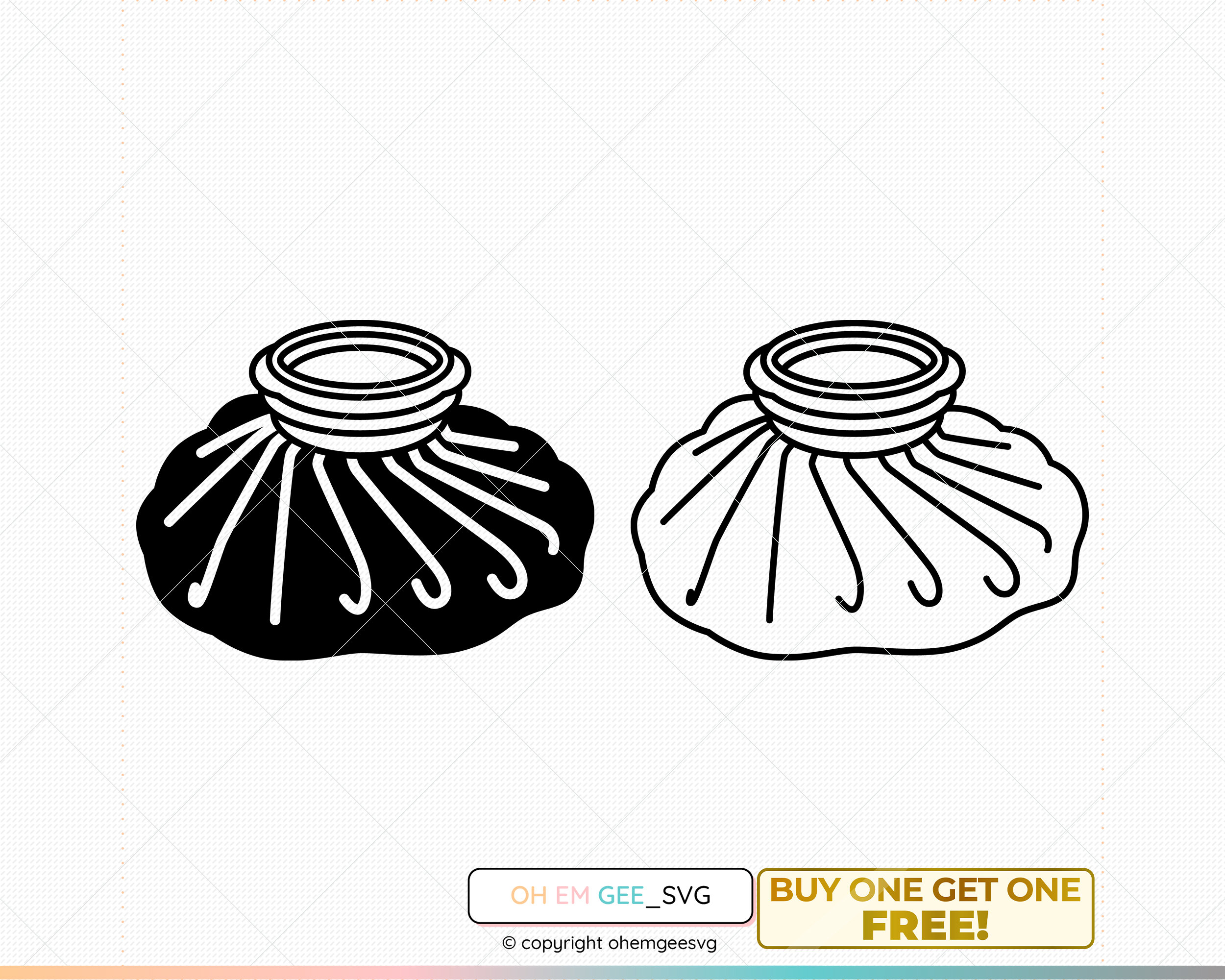 Ice Pack Svg, Ice Pack Clipart, Ice Pack Png, Ice Pack Dxf, Ice Pack ...