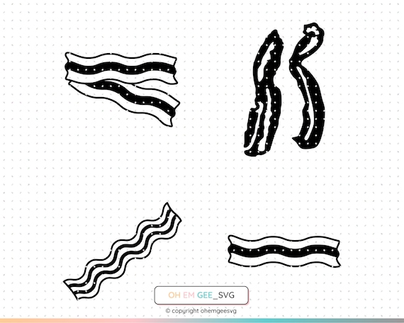 Bacon Clip Art Black And White
