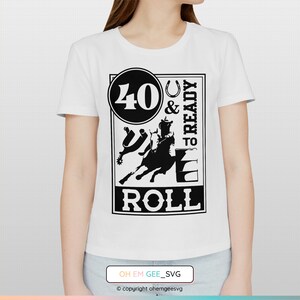 40th Birthday Rodeo Clipart - Etsy