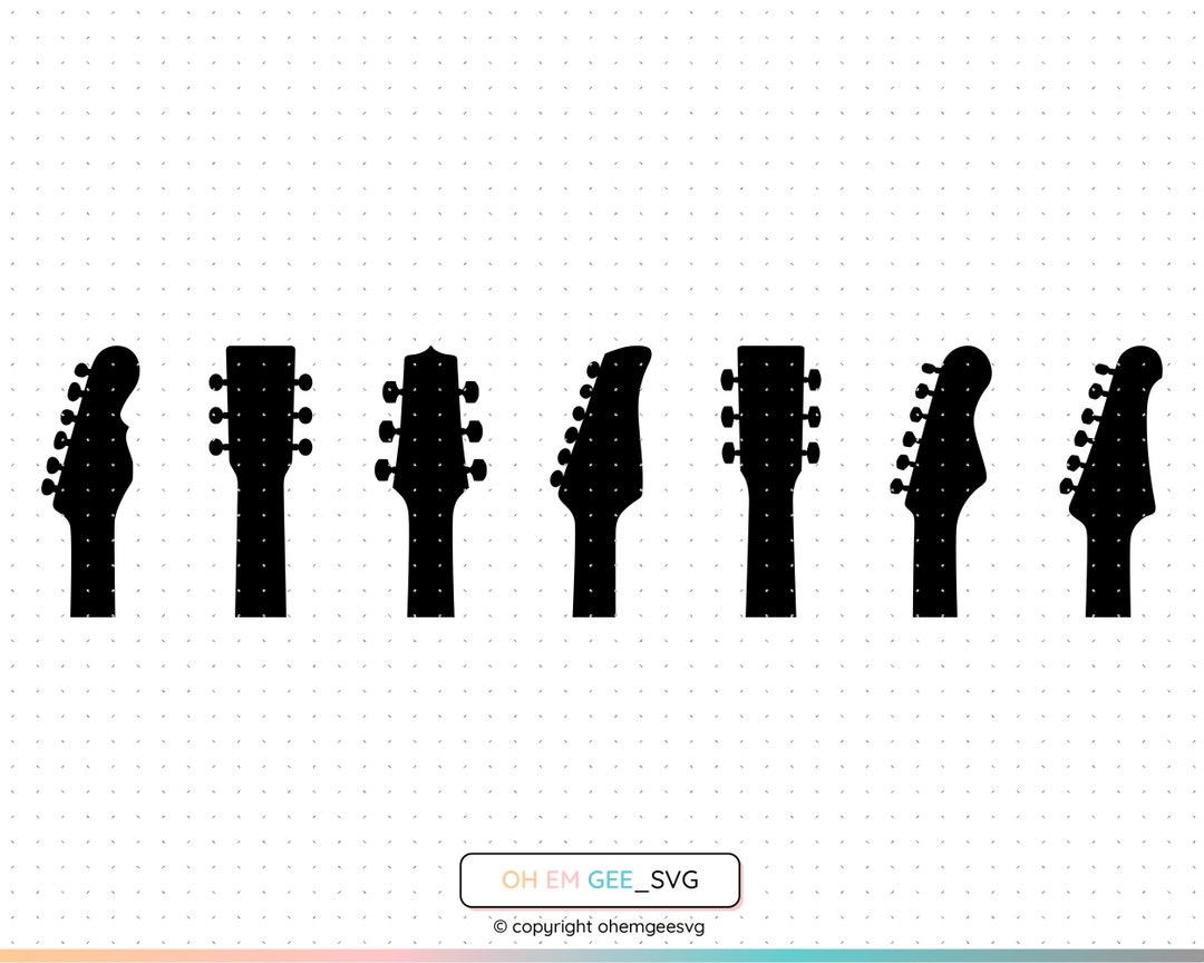 Guitar Neck Svg, Guitar Clipart, Guitar Neck Png, Guitar Eps, Guitar ...