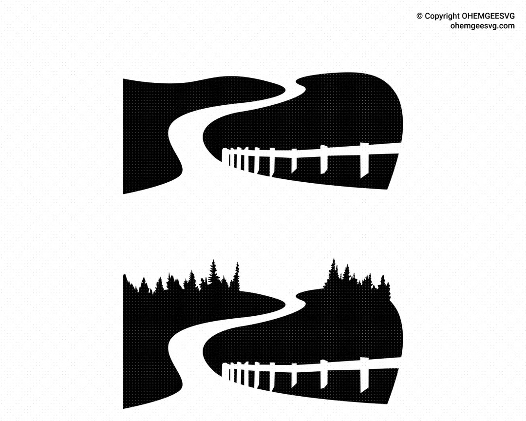 Country Road Svg, Highway Svg, Countryside Svg, Farm Landscape Svg ...