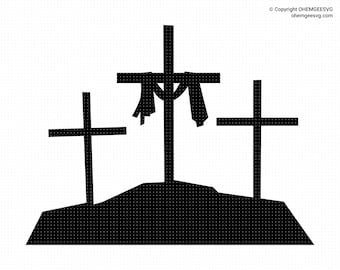 Cross With Cloth Svg - Etsy