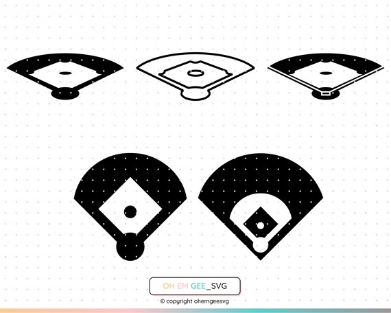 Baseball Field Svg Baseball Park Png Ball Field Clipart - Etsy
