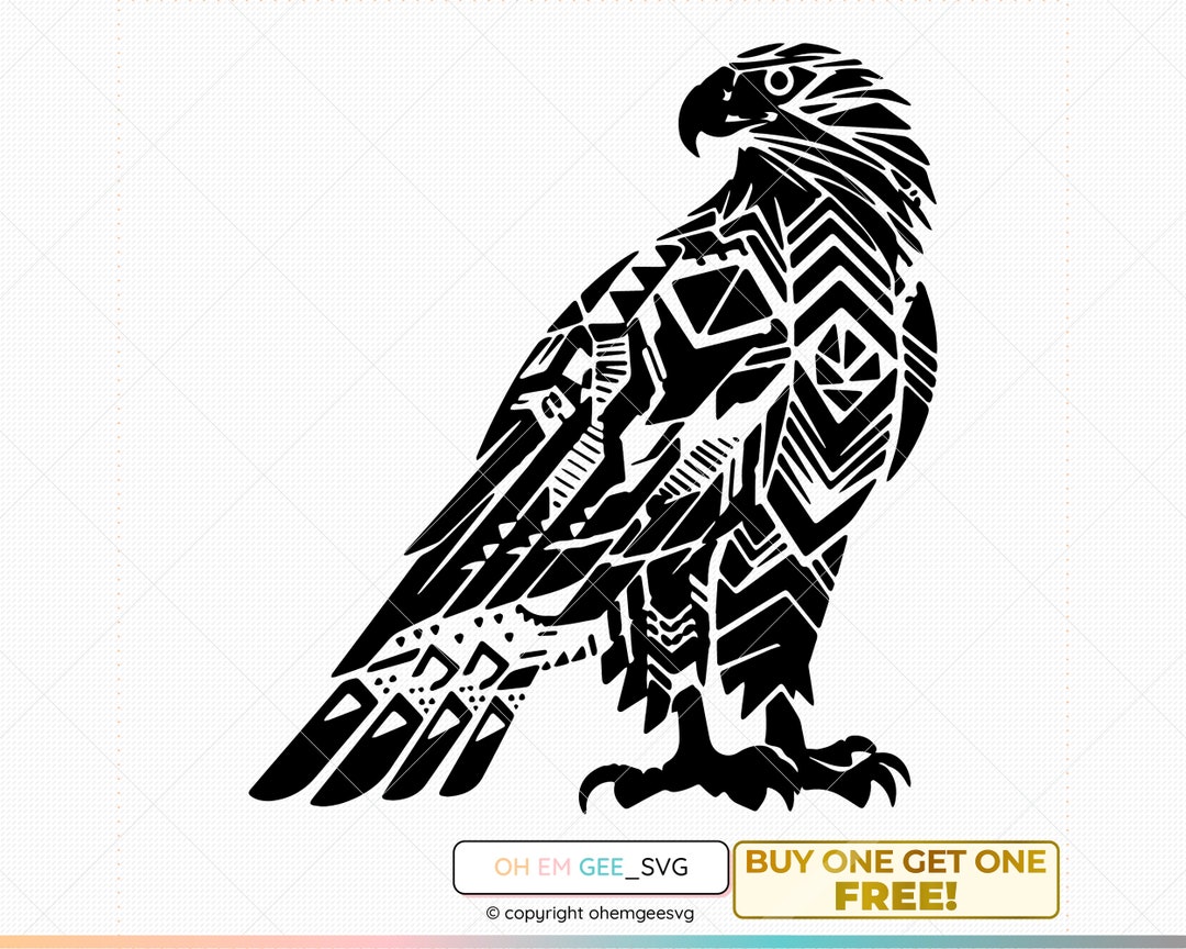 Eagle Svg, Abstract Eagle Clipart, Geometric Eagle Png, Eagle Dxf ...