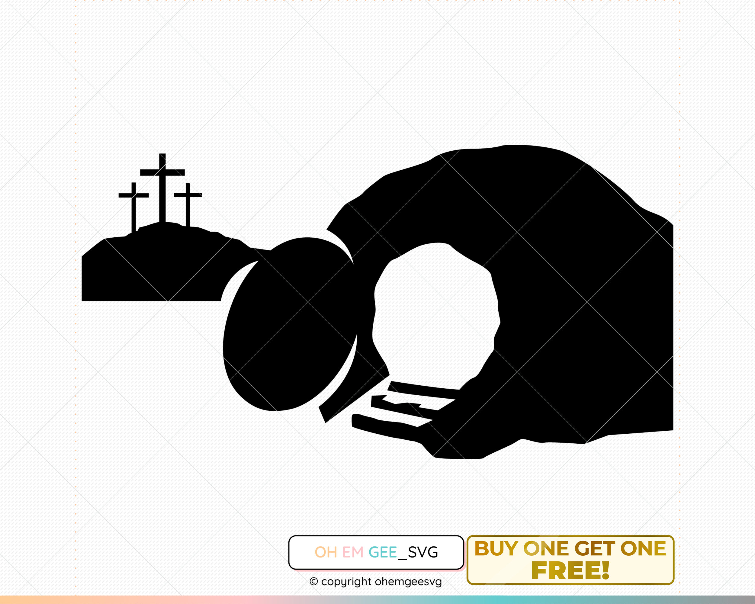 Empty Tomb Of Jesus Clipart
