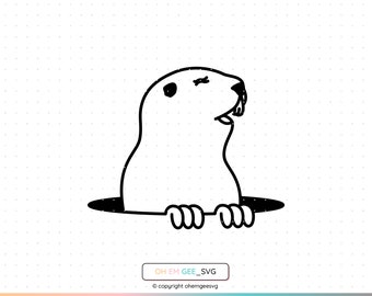 Cute Gopher Svg - Etsy