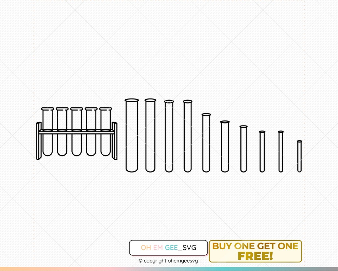 Test Tubes Svg, Test Tube Clipart, Science Png, Experiment Dxf ...