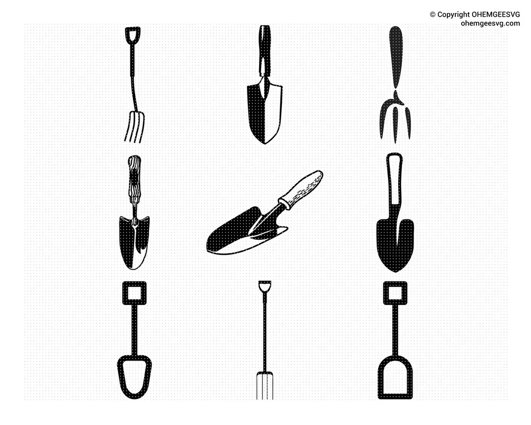 Garden Tools SVG Bundle Garden Tools Svg Gardening Clipart - Etsy