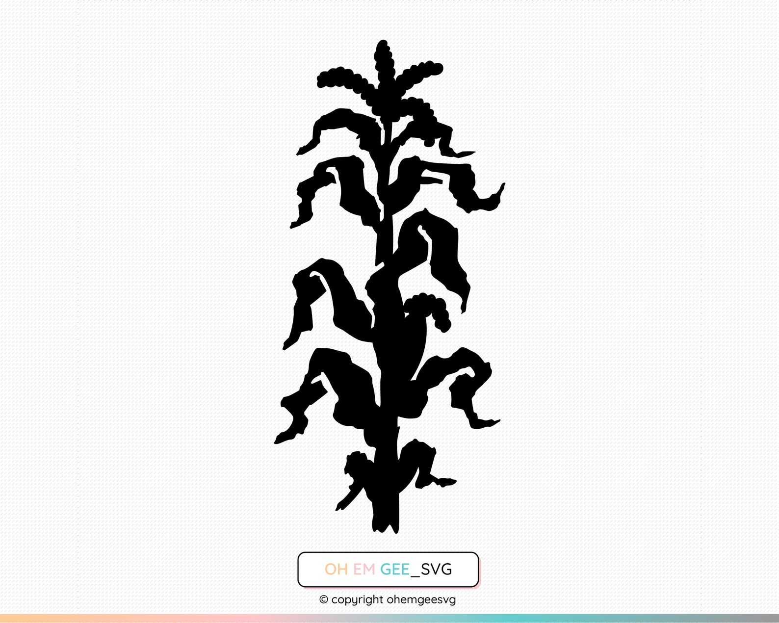 Corn Stalk Saved in Svg and Png Files, Corn Stalk Clipart, Corn Stalk ...