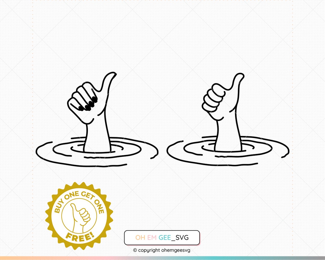 Thumbs up From Water Saved in Svg and Png Files, Thumbs up Clipart ...