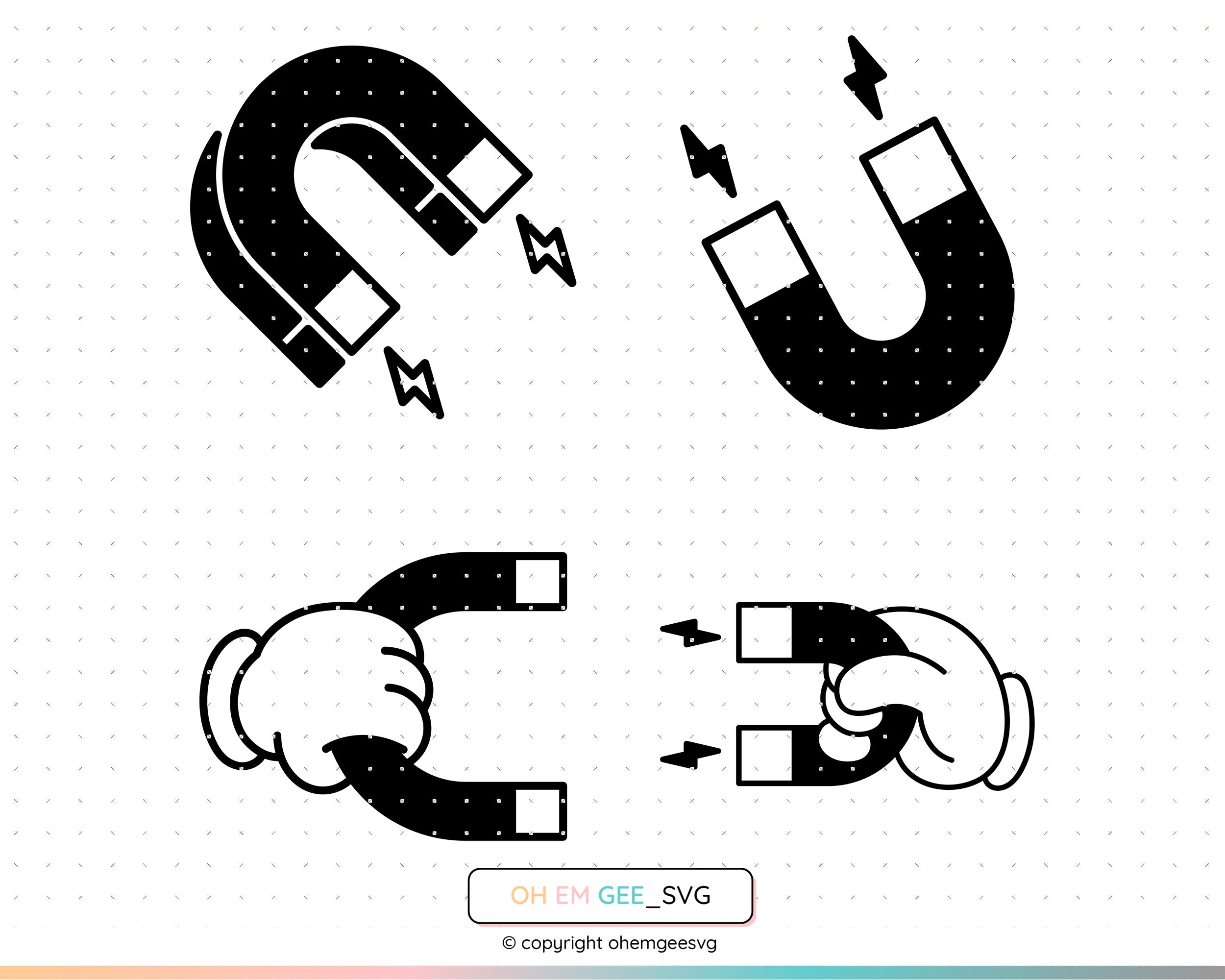 Magnetic Force Clipart