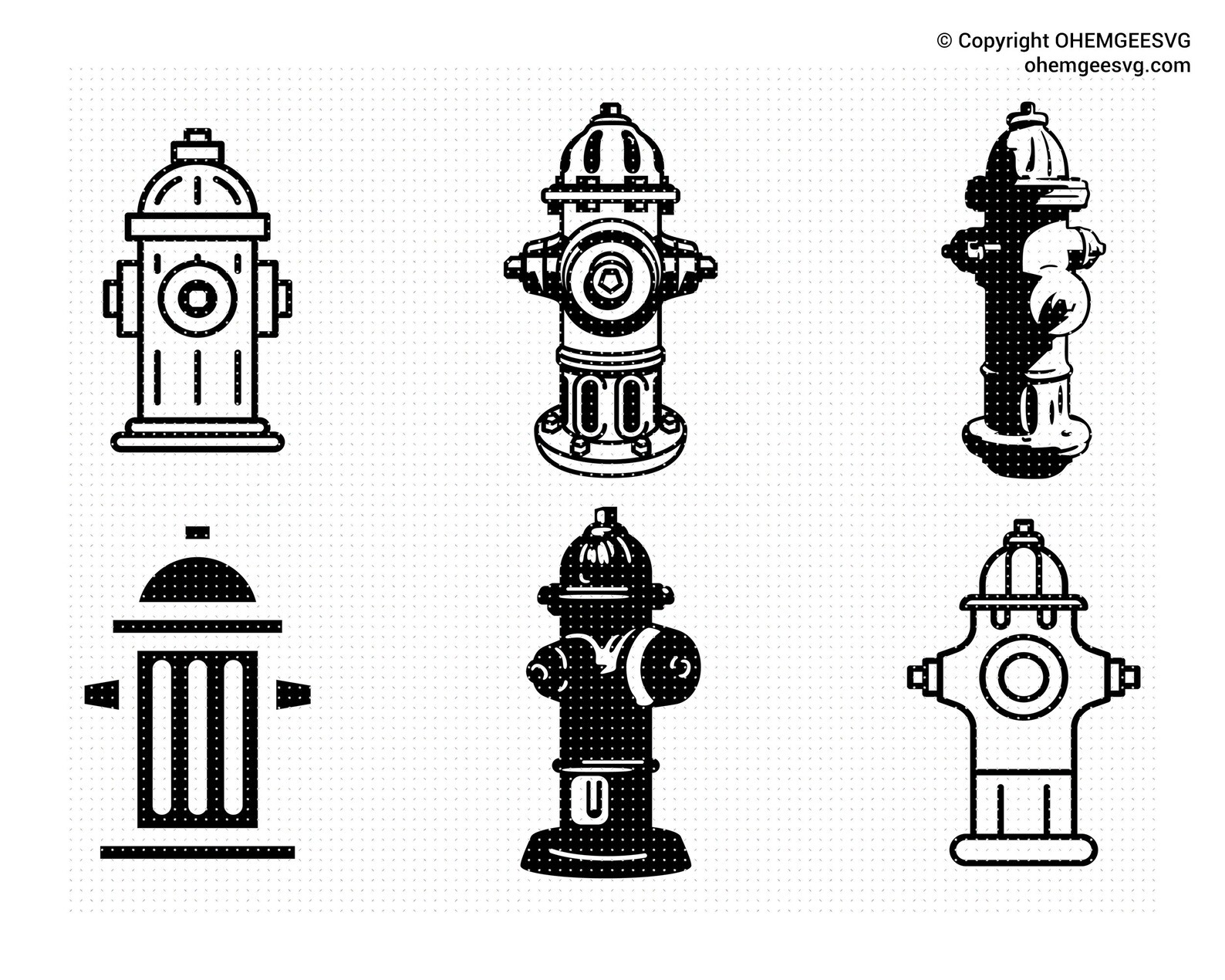 Fire Hydrant Svg Bundle, Fire Hydrant Png, Fire Hydrant Clipart, Fire ...