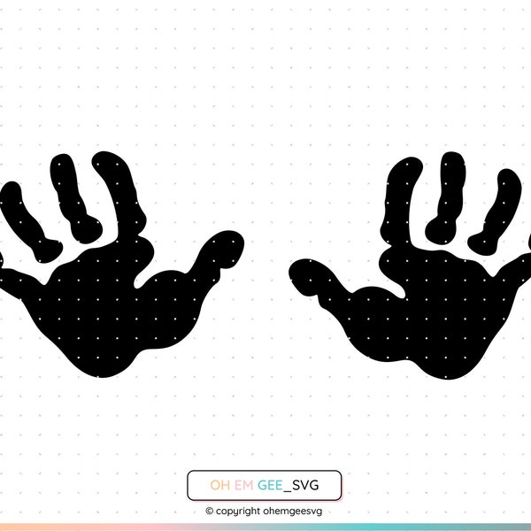 Baby Hand Print - Etsy