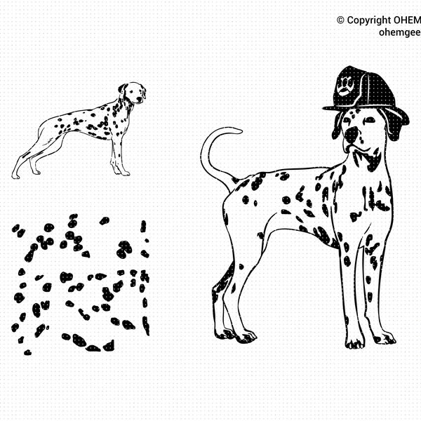Dalmatian Print - Etsy
