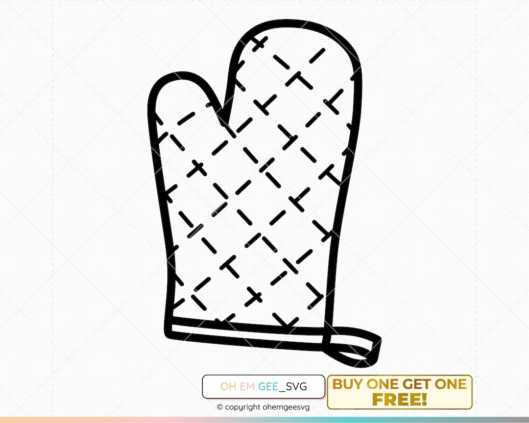 Oven Mitts Svg, Kitchen Clipart, Oven Mitt Png, Chef Dxf, Cook Eps ...