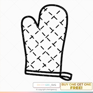 Oven Mitts Svg, Kitchen Clipart, Oven Mitt Png, Chef Dxf, Cook Eps ...