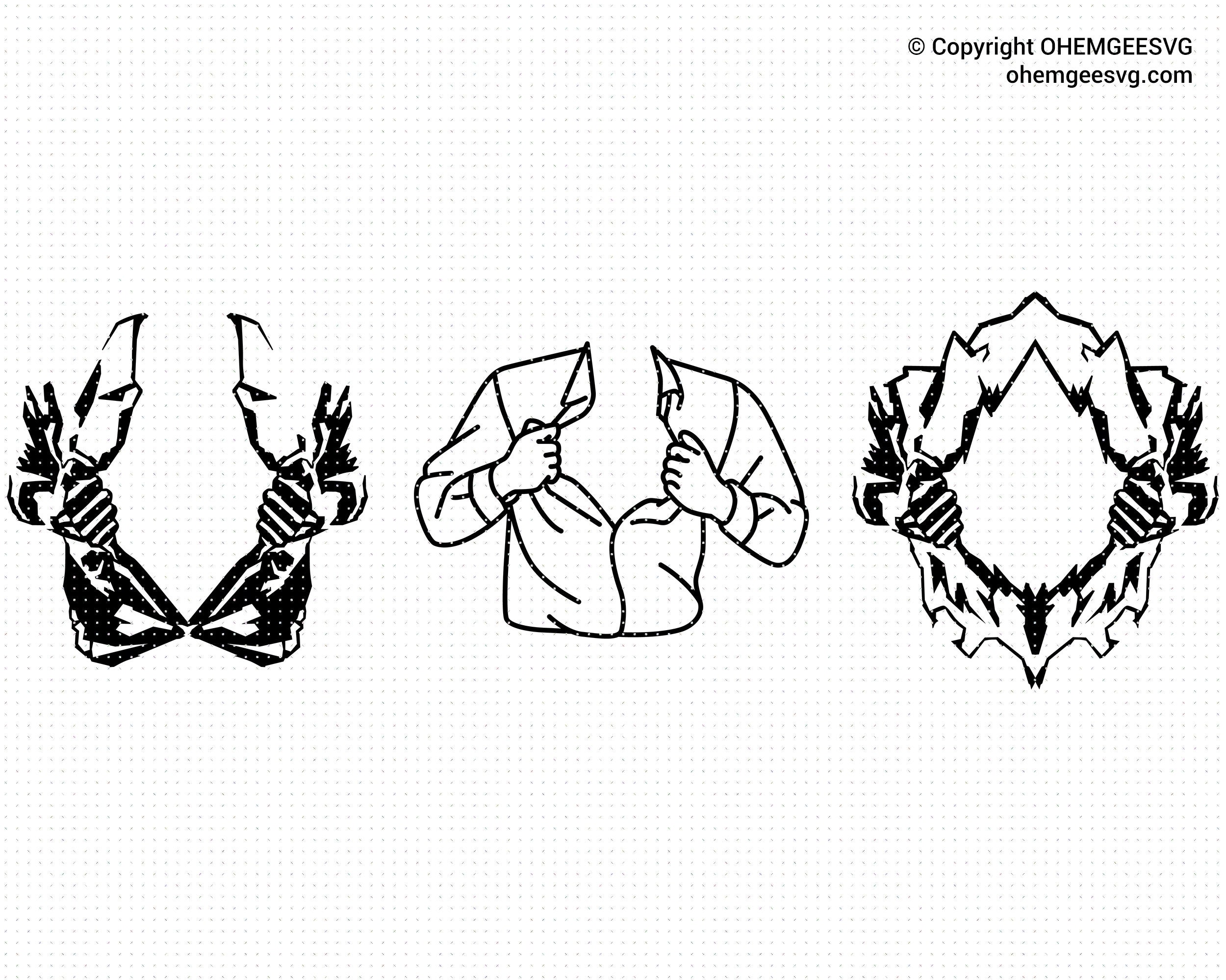 Superhero Removing Shirt SVG Superhero Png Ripping Shirt - Etsy Canada