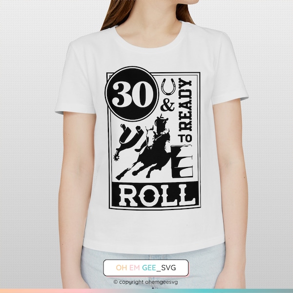 30th Birthday Rodeo Svg - Etsy