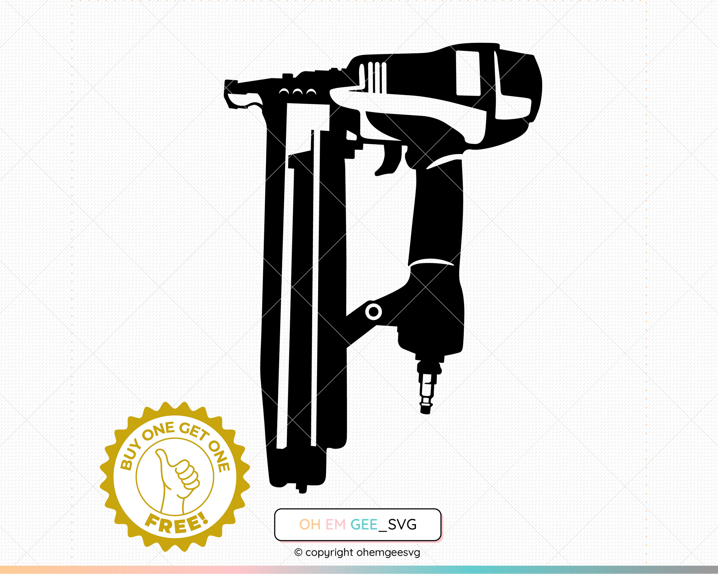 Nail Gun Clipart, Carpenter Tool (svg, Png, Eps, Dxf, Pdf) - Etsy
