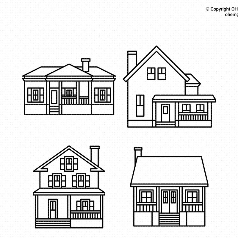 House Svg - Etsy