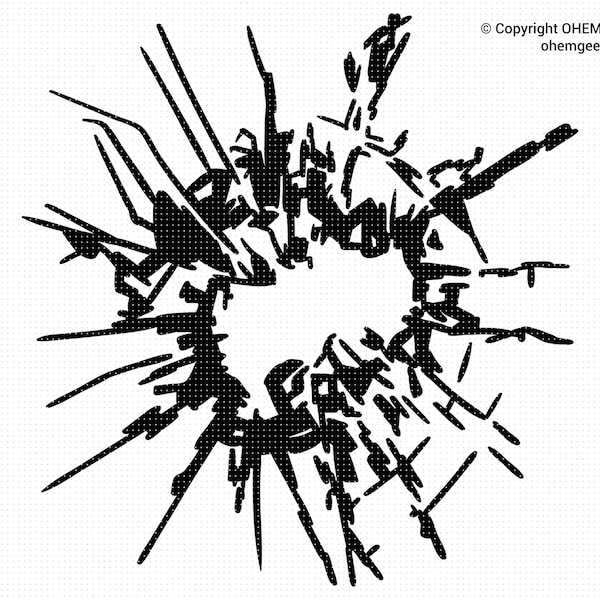 Shattered Glass - Etsy