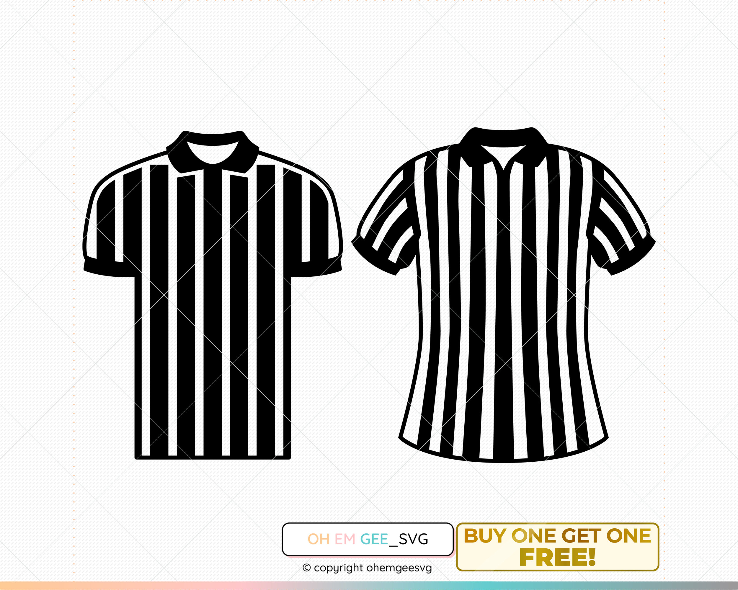 Referee Uniform Svg, Referee Clipart, Referee Shirt Png, Referee ...