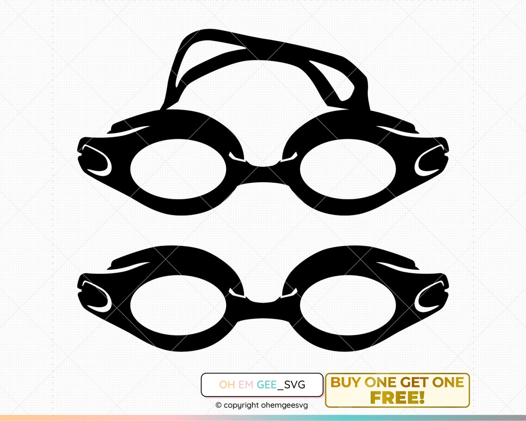 Goggles Svg, Swimming Goggles Clipart, Swimming Png, Swimmer Dxf ...