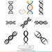 Dna Strand SVG Bundle, Dna Strand Png, Genes Clipart, Helix Dxf, Dna ...
