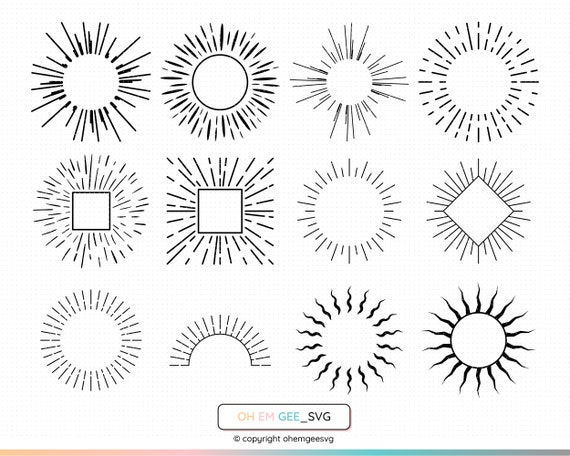 Sun Rays Clipart Free