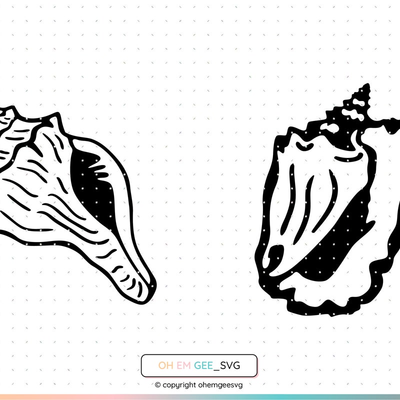 Conch Shell Art - Etsy