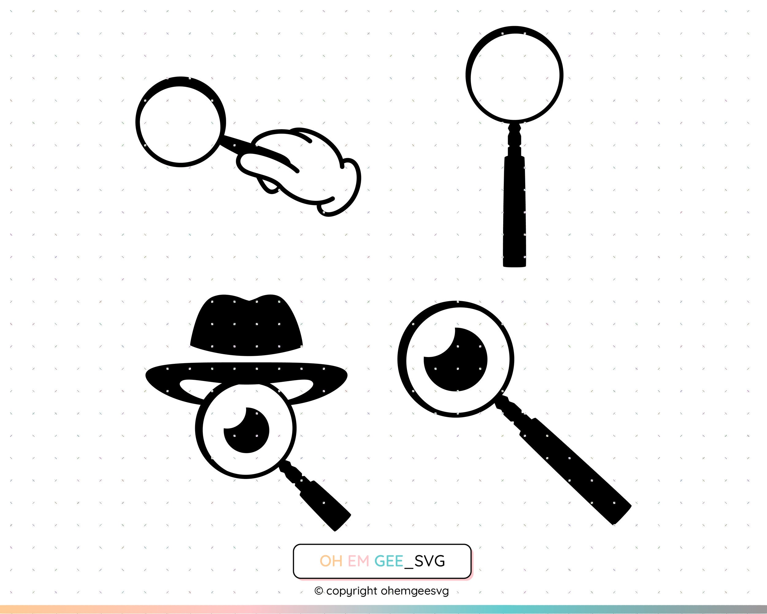 Child Magnifying Glass Silhouette