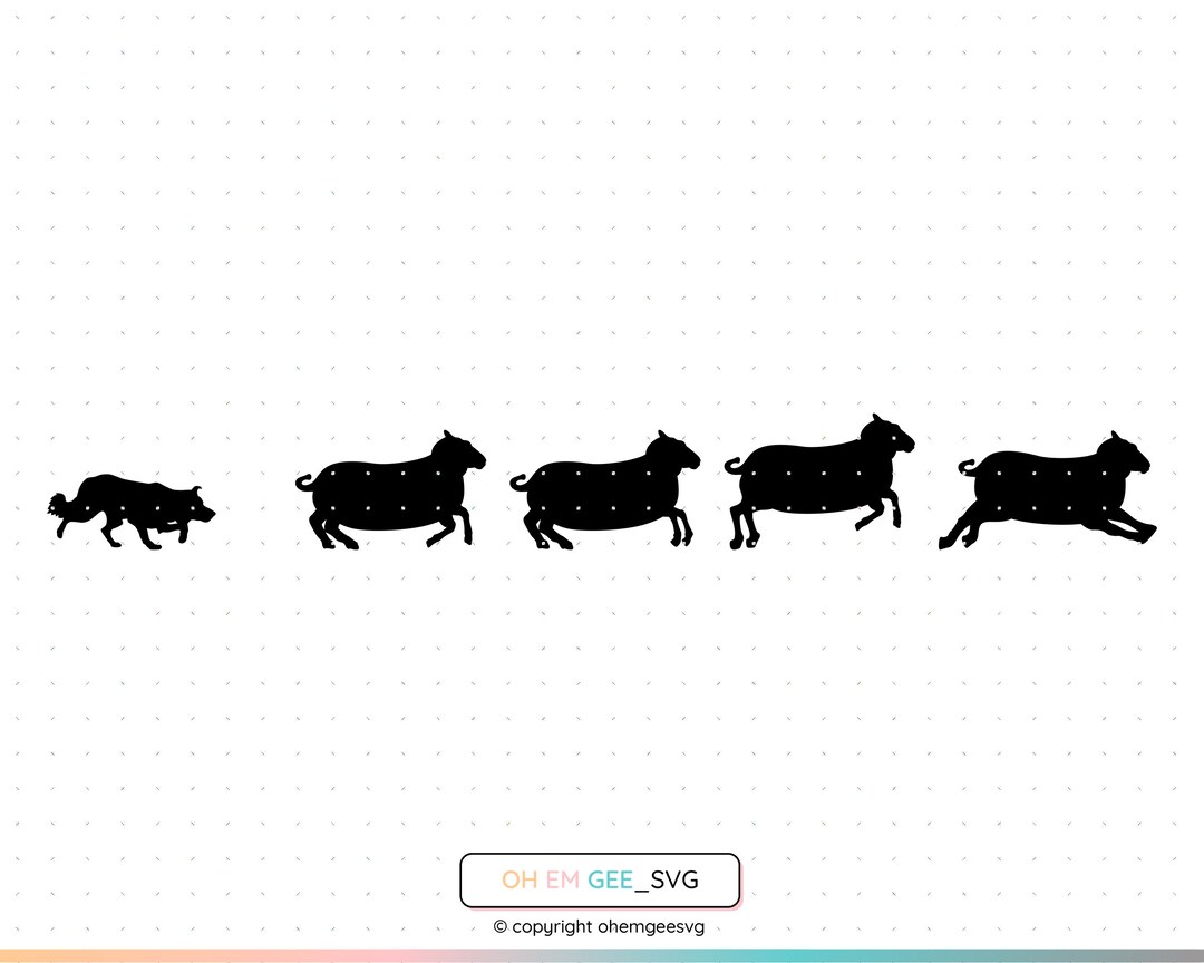 Working Sheepdog Saved in Svg and Png Files, Working Sheep Dog Clipart ...