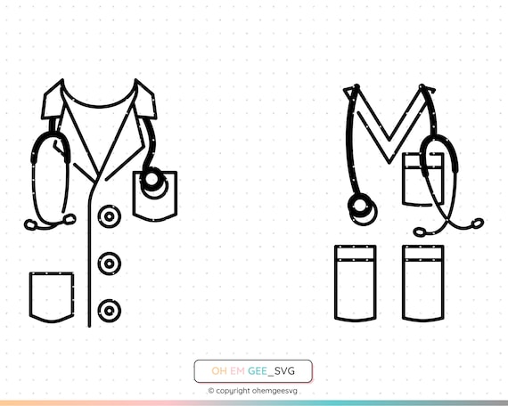 Lab Apron Clipart Black