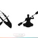 Canoe Saved in Svg and Png Files, Canoe Trip Clipart, Canoe Dxf, Canoe ...