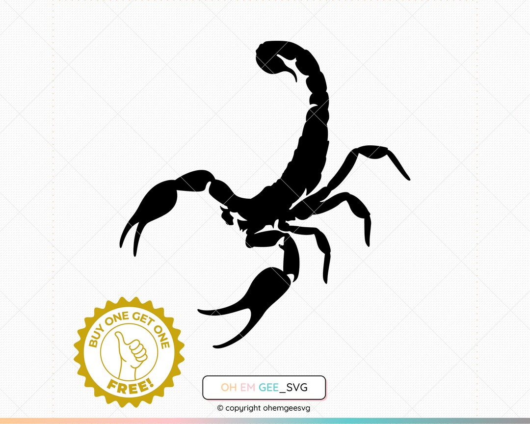 Scorpion Svg Scorpion Png Scorpion Clipart Scorpion Dxf - Etsy