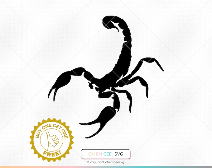 Scorpion SVG, Tribal Scorpion Svg, Clipart, Cut Files for Silhouette ...